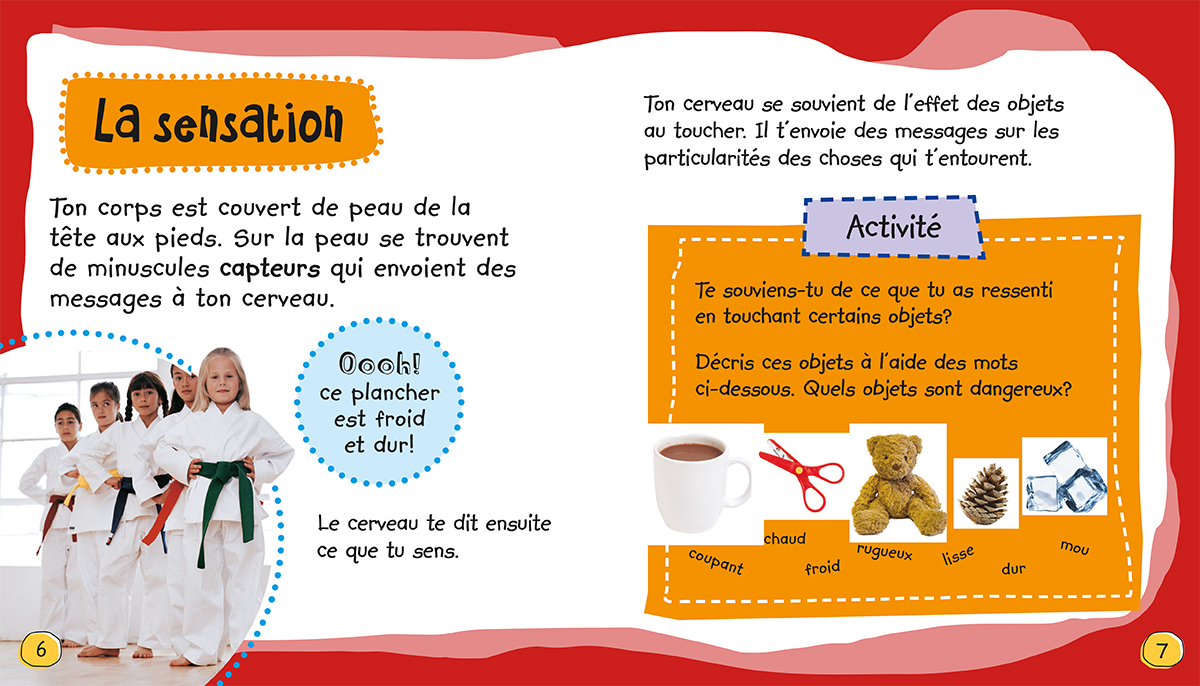 Éditions Scholastic | Mes 5 sens : Le toucher