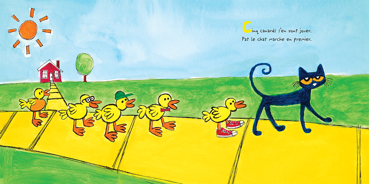 Éditions Scholastic | Pat le chat : Cinq petits canards