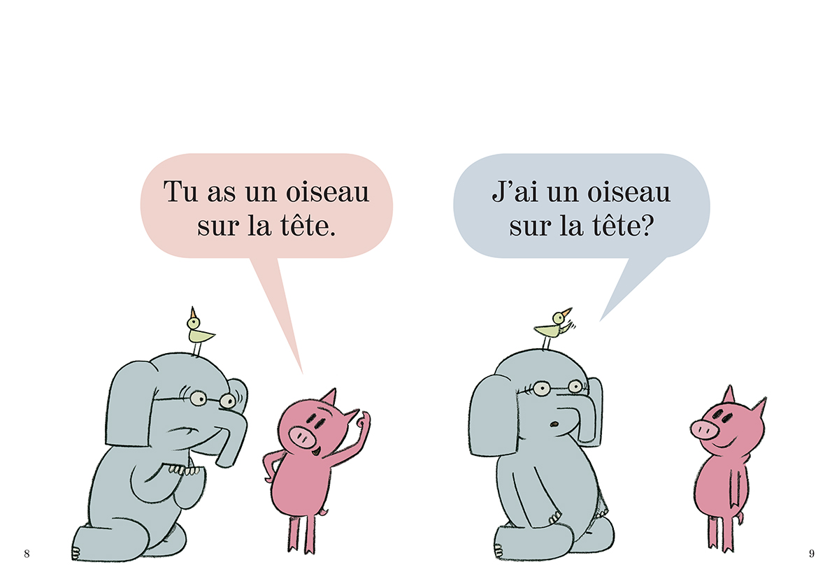 Éditions Scholastic | Éléphant et Rosie : Tu as un oiseau sur la tête!