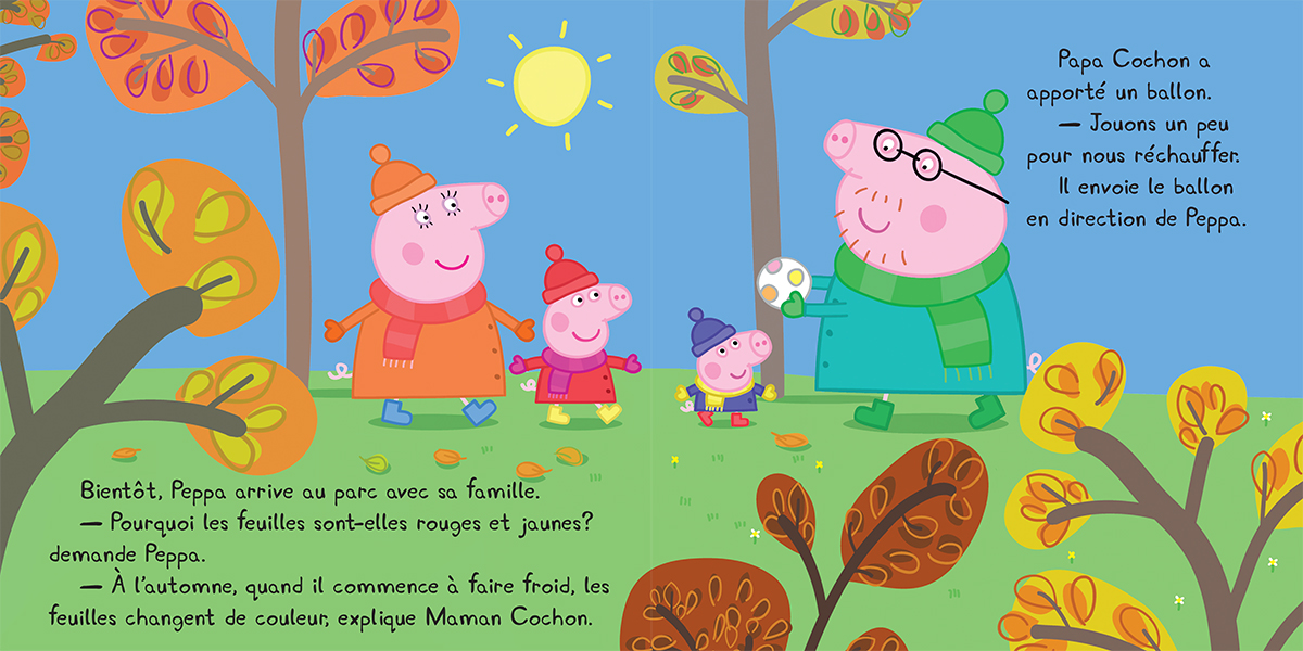 Éditions Scholastic | Peppa Pig : Le vent d'automne
