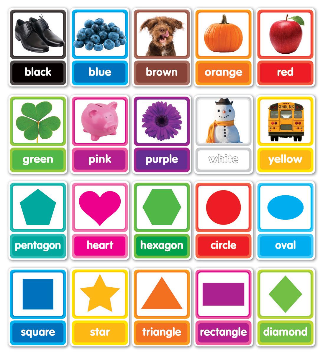 Colours And Shapes In Photos Bulletin Board Set Classroom Essentials