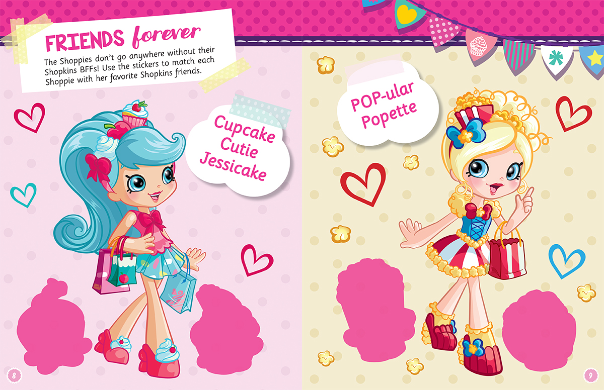 Shopkins: Shoppies: Stick 'N' Style Fun! | Scholastic Canada