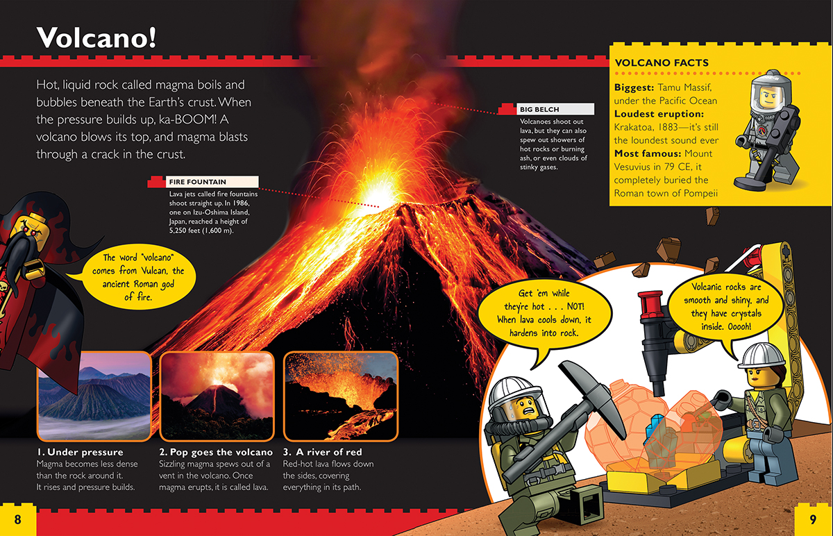 LEGO Nonfiction: Reader #5: Volcanoes | Scholastic Canada