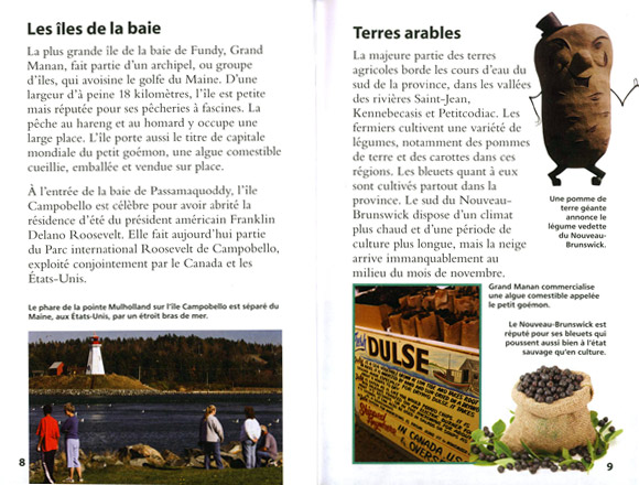 Éditions Scholastic | Le Canada vu de près : Nouveau-Brunswick