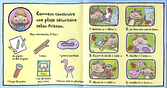 Éditions Scholastic | Frisson l'écureuil à la plage