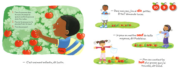 Éditions Scholastic | 3, 2, 1... Comptons les pommes!