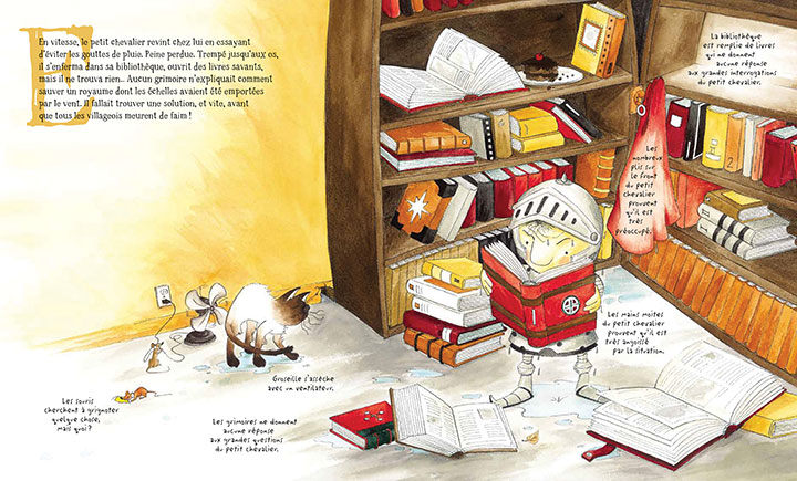 Éditions Scholastic | Le petit chevalier qui n'aimait pas la pluie