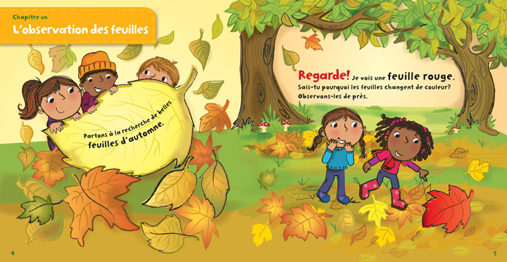 Éditions Scholastic | Vive l'automne! Les feuilles au cours des saisons