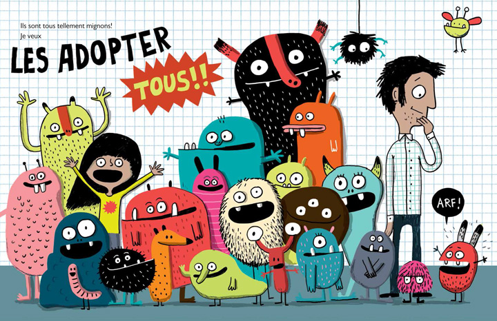 Éditions Scholastic | Je veux un monstre!