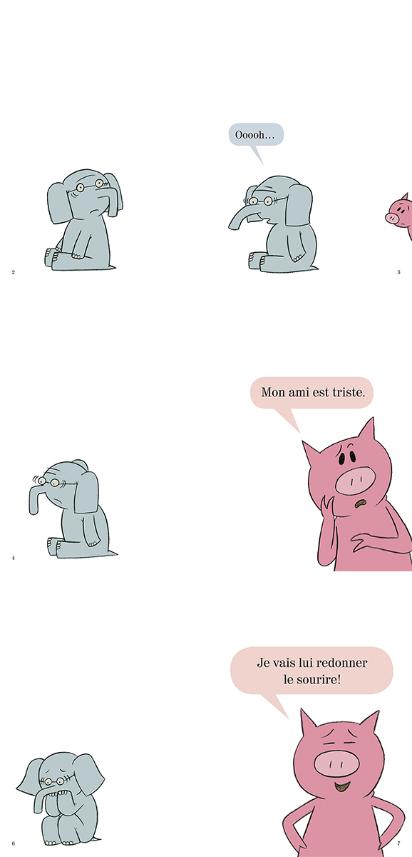 Éditions Scholastic | Éléphant et Rosie : Mon ami est triste