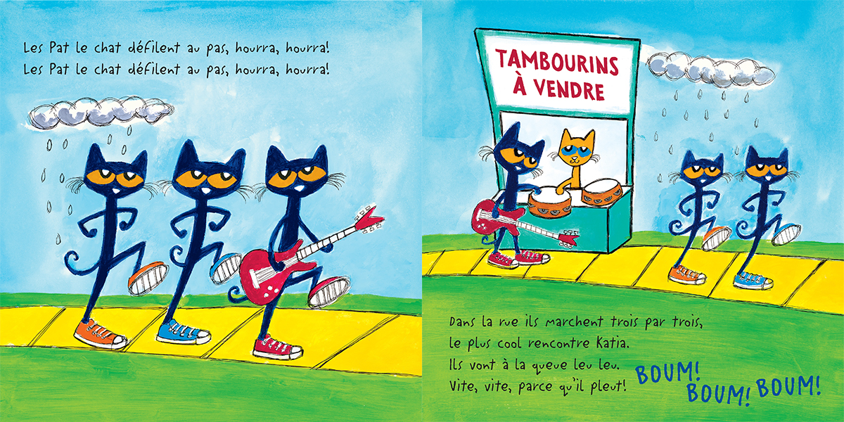 Éditions Scholastic | Pat le chat : Pat défile au pas