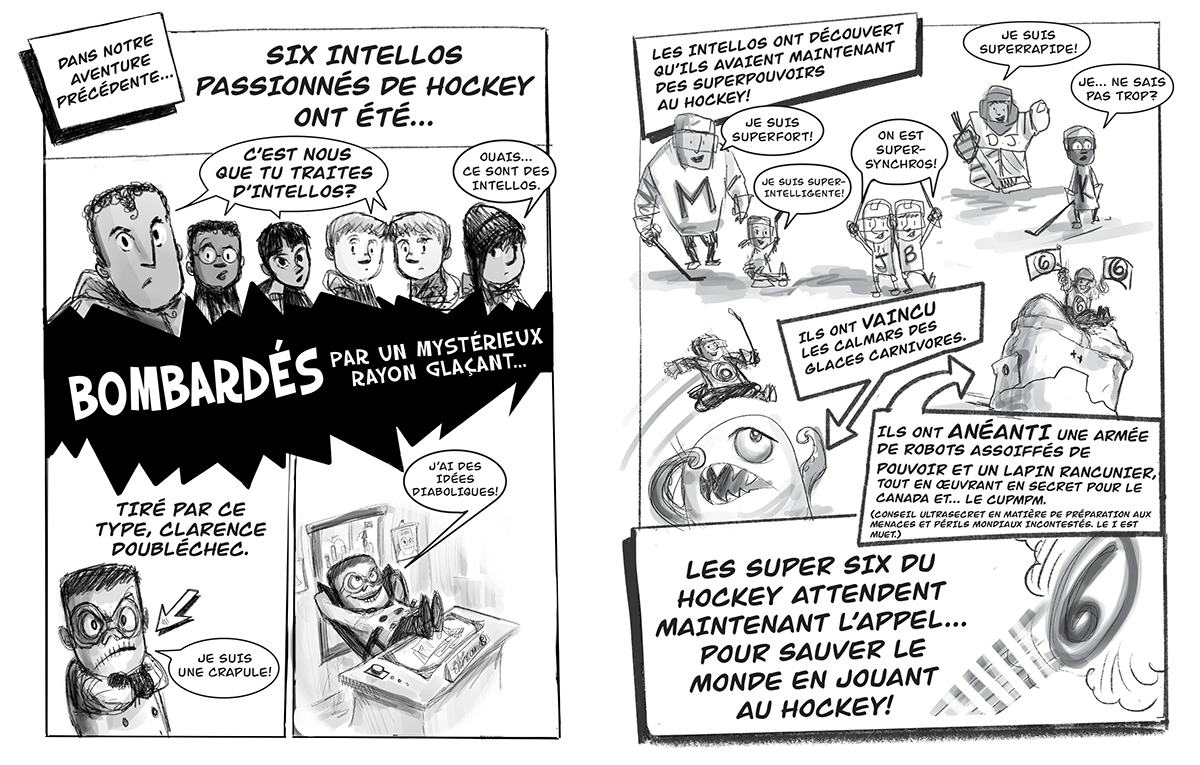 Éditions Scholastic | Les super six du hockey : No 4 - Les étoiles du match