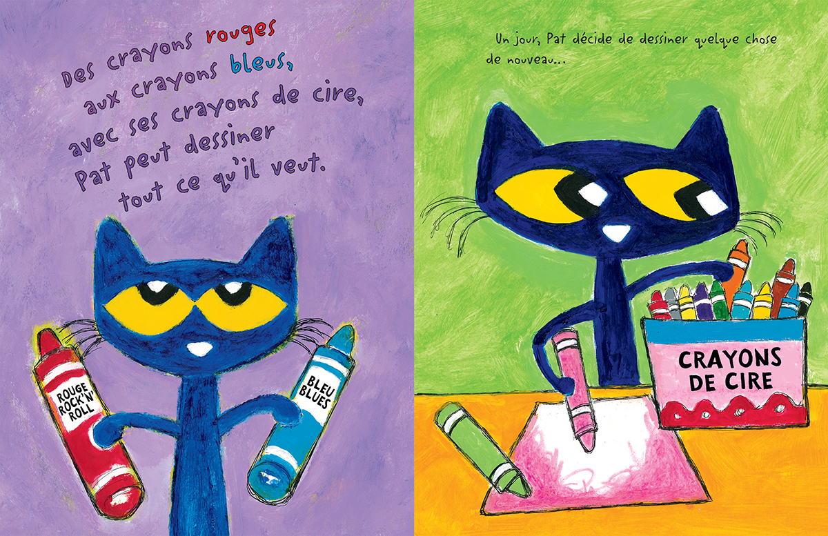 Éditions Scholastic | Pat le chat : Les crayons cool