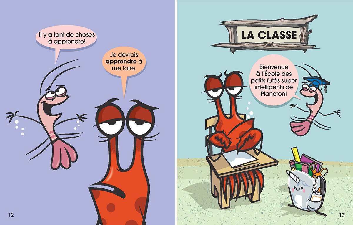 Éditions Scholastic | Noisette : Crabe Grognon : N° 5 - En classe ...