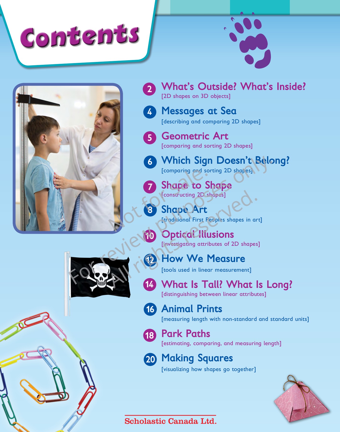 Math Place - Grade 2 - BC - Spatial Sense - Big Book